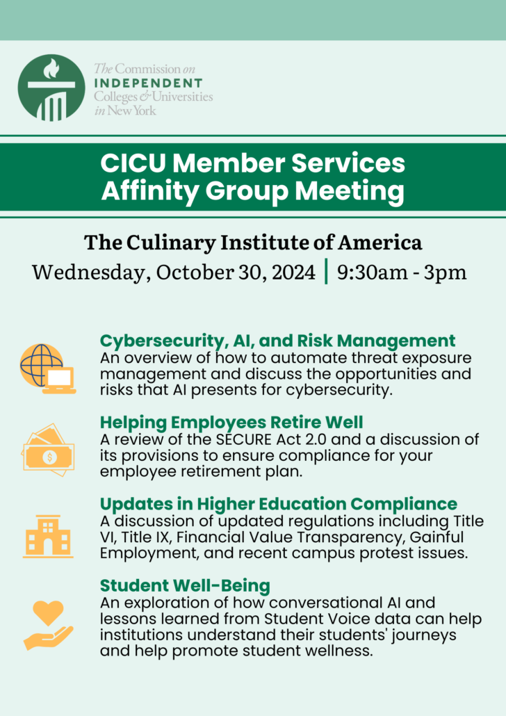 CICU Member Services Affinity Group Meeting - CICU